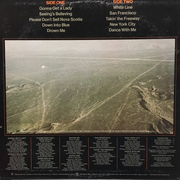 Peter Pringle – Peter Pringle (LP, Album) – akerrecords.nl