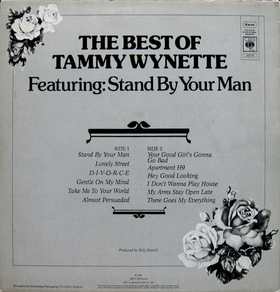 Tammy Wynette – The Best Of Tammy Wynette (LP, Comp, RE) – akerrecords.nl
