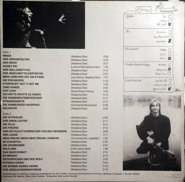 Otto Waalkes – (Die Zweite) (LP, Album) – akerrecords.nl