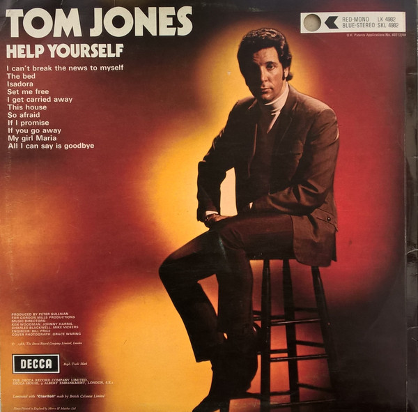 Tom Jones – Help Yourself (LP, Album) – akerrecords.nl