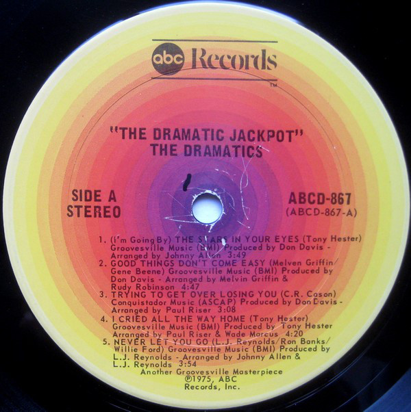 Ron Banks And The Dramatics – The Dramatic Jackpot (LP, Album, San) – akerrecords.nl