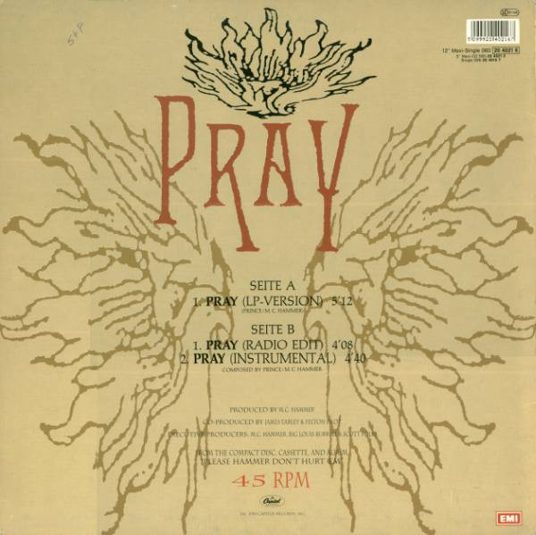 MC Hammer – Pray (12″, Maxi) – akerrecords.nl