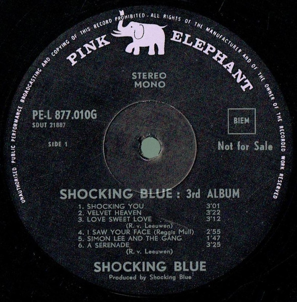Shocking Blue – 3rd Album (LP, Album, Promo) – akerrecords.nl