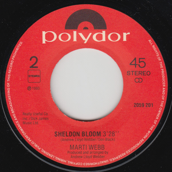 Marti Webb – Take That Look Off Your Face (7″, Single) – akerrecords.nl