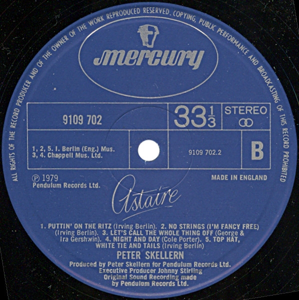 Peter Skellern – Astaire (LP, Album) – akerrecords.nl