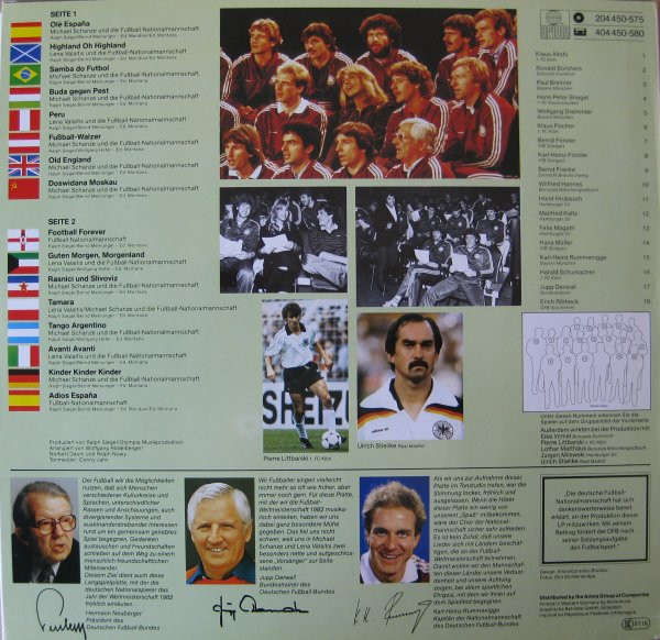 Michael Schanze Und Die Fußball-Nationalmannschaft – Olé España (LP ...