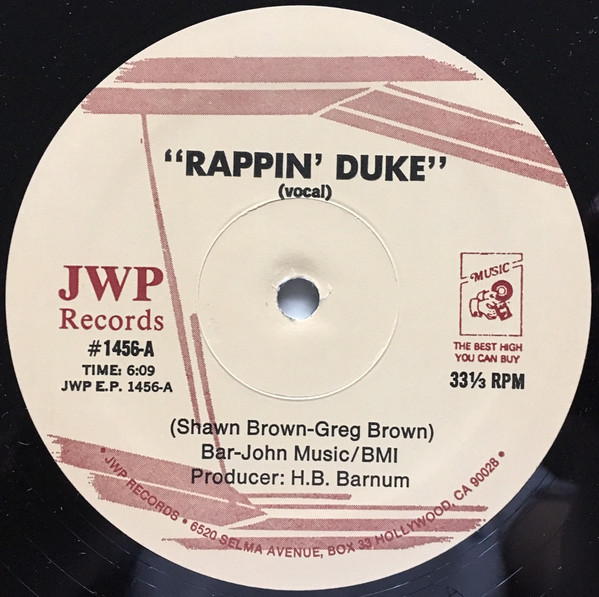 Rappin’ Duke – Rappin’ Duke (12″) – akerrecords.nl
