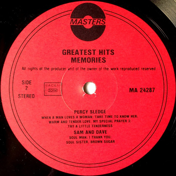 Various – Greatest Hits Memories (LP, Comp) – akerrecords.nl