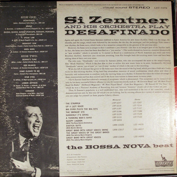 Si Zentner And His Orchestra – Si Zentner And His Orchestra Play ...