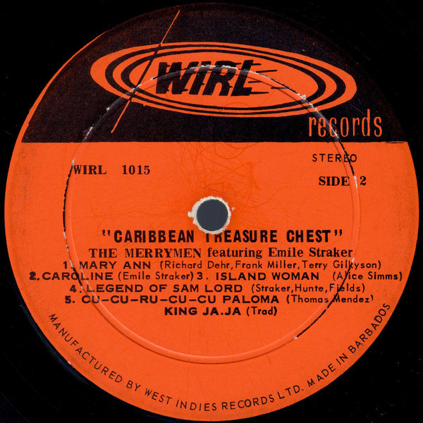 The Merrymen Featuring Emile Straker – Caribbean Treasure Chest (LP ...