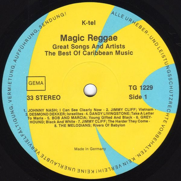 Various – Magic Reggae (LP, Comp) – akerrecords.nl