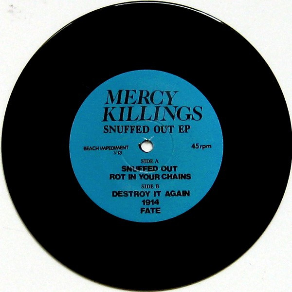Mercy Killings – Snuffed Out EP (7″, EP, Ltd) – akerrecords.nl