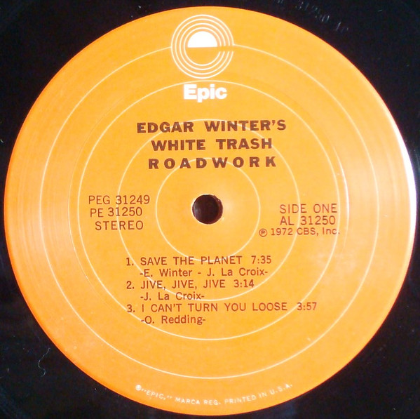 Edgar Winter’s White Trash – Roadwork (2xLP, Album, RE, Gat ...