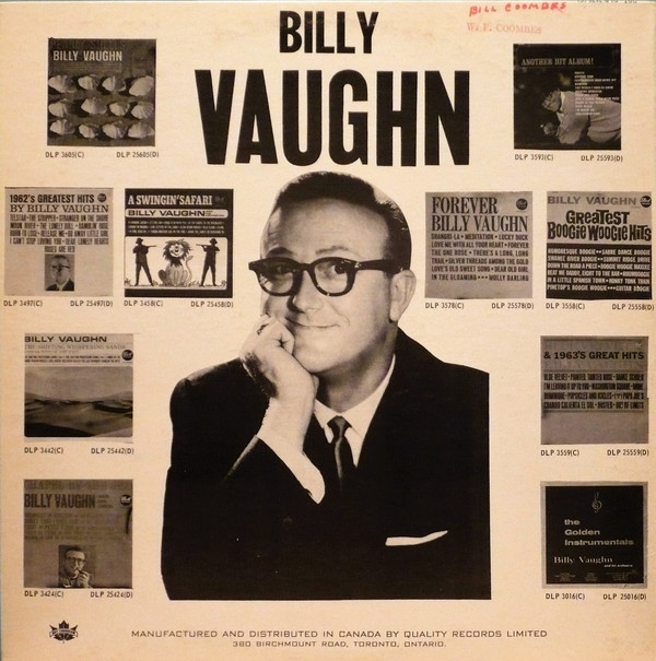 Billy Vaughn, Billy Vaughn And His Orchestra And The Billy Vaughn ...