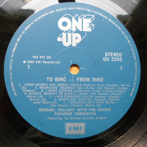 Michael Holliday ,with Norrie Paramor And His Orchestra ,and featuring ...