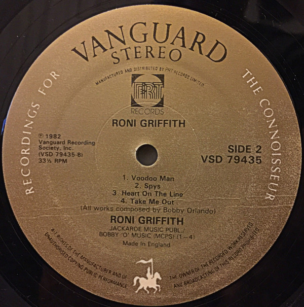 Roni Griffith – Roni Griffith (LP, Album) – akerrecords.nl