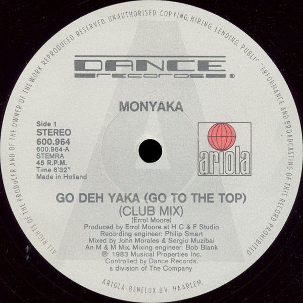 Monyaka – Go Deh Yaka (12″) – akerrecords.nl
