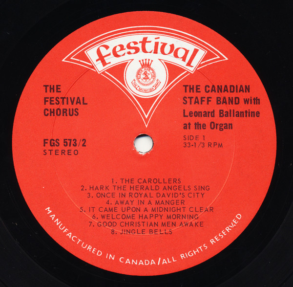 The Canadian Staff Band Of The Salvation Army – Hark! The Glad Sound Of ...