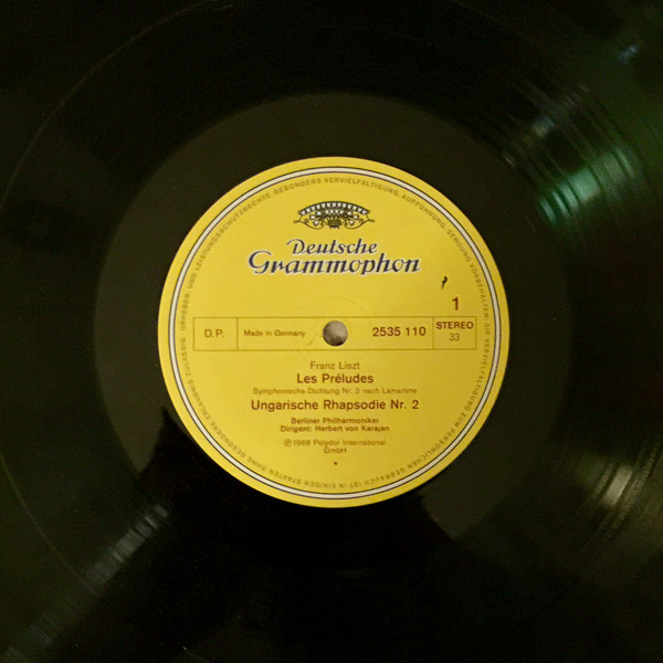Franz Liszt – Herbert Von Karajan, Berliner Philharmoniker – Mazeppa, Les Préludes, Hungarian ...