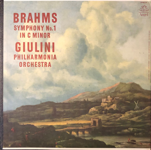 Johannes Brahms / Carlo Maria Giulini – Philharmonia Orchestra – Symphony No. 1 In C Minor (LP ...