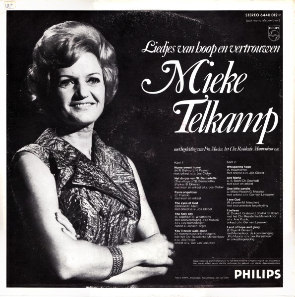 Mieke Telkamp – Liedjes Van Hoop En Vertrouwen (LP, Comp) – akerrecords.nl