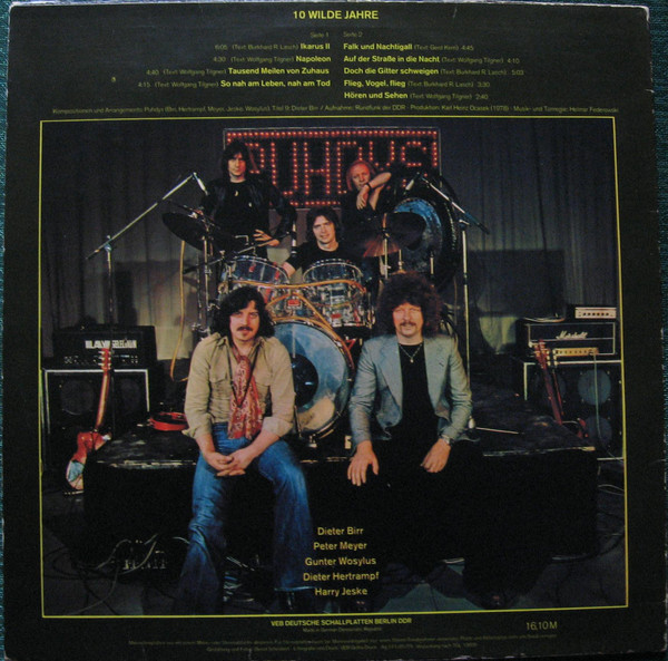 Puhdys – 10 Wilde Jahre (1969-1979) (LP, Album, RE, Blu) – akerrecords.nl