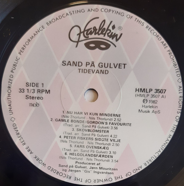 Sand På Gulvet – Tidevand (LP, Album) – akerrecords.nl