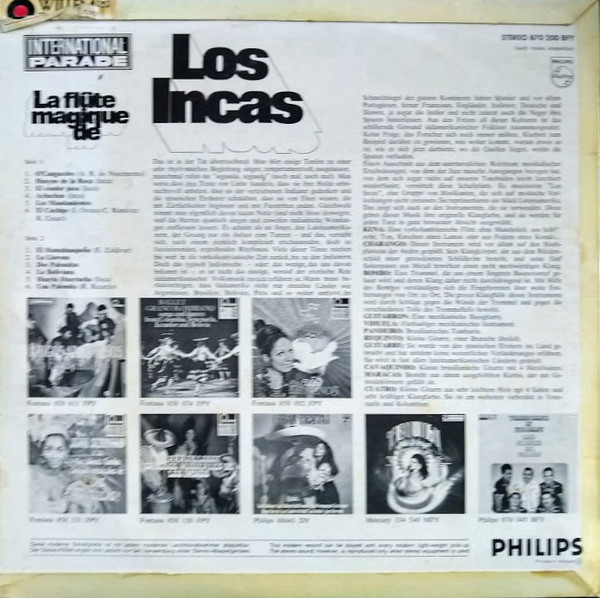 Los Incas – La Flûte Magique De Los Incas (LP, Album) – akerrecords.nl