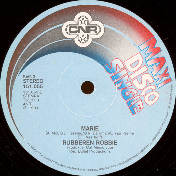 Rubberen Robbie – Meer Nederlandse Sterre (Holland Olé) (12″, Maxi, Blu ...