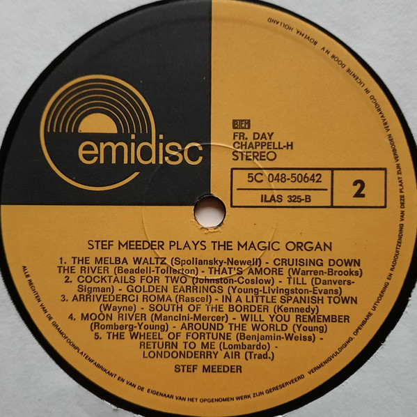 Stef Meeder – Plays The Magic Organ (LP, Album) – akerrecords.nl