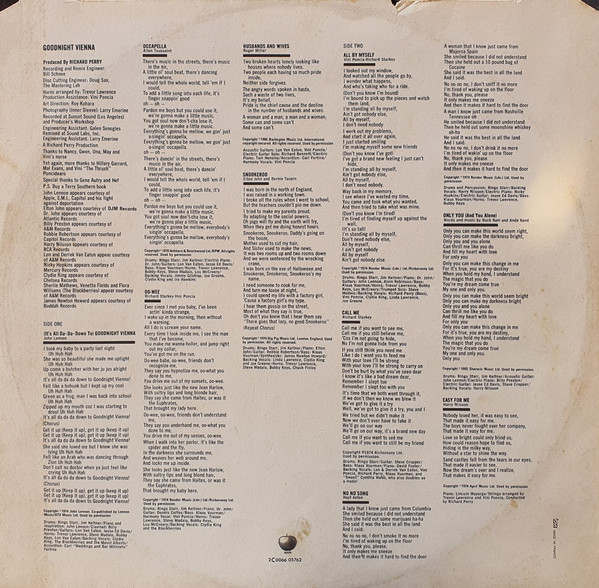 Ringo Starr – Goodnight Vienna (LP, Album) – akerrecords.nl