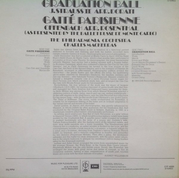 Philharmonia Orchestra, Sir Charles Mackerras – Graduation Ball – J ...
