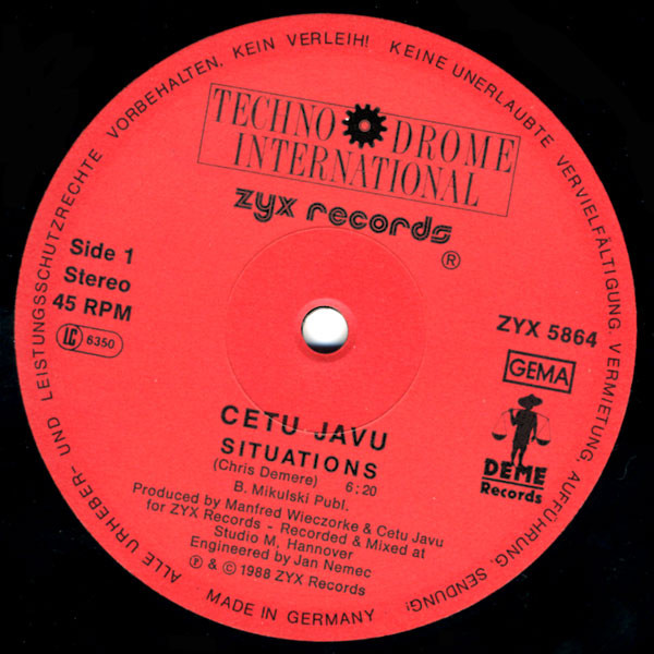 Cetu Javu – Situations (12″, Maxi) – akerrecords.nl