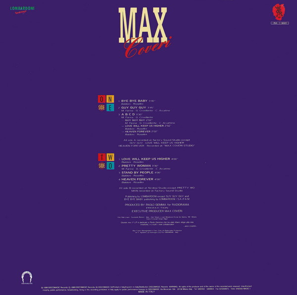 Max Coveri – Max Coveri (LP, Album) – akerrecords.nl