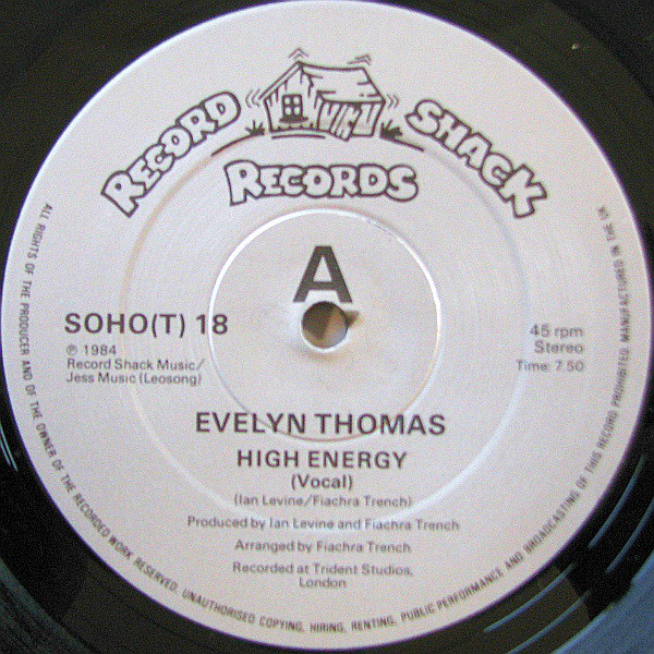 Evelyn Thomas – High Energy (12″, Single) – akerrecords.nl