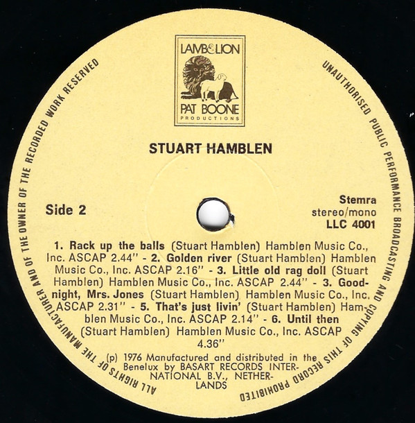 Stuart Hamblen – A Man And His Music (LP, Album) – akerrecords.nl