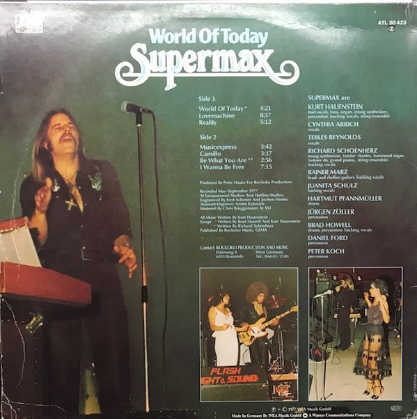Supermax – World Of Today (LP, Album, RE) – akerrecords.nl