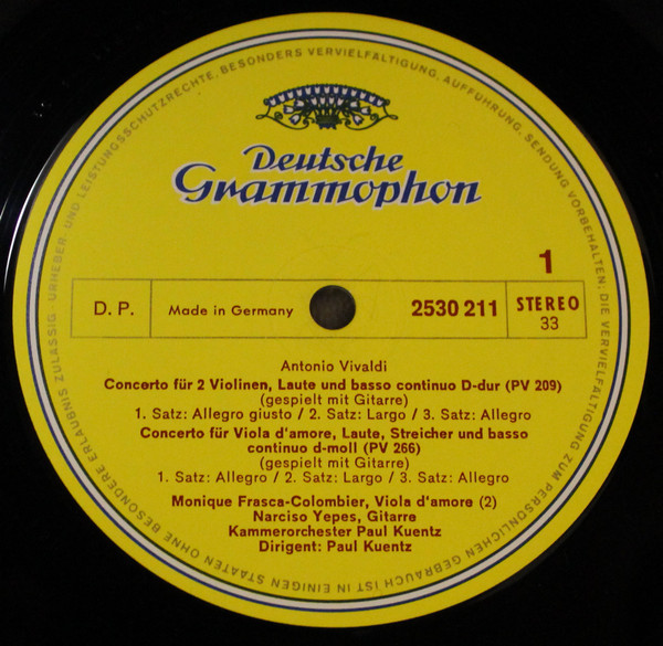 Antonio Vivaldi – Narciso Yepes · Takashi Ochi & Silvia Ochi, Orchestre ...