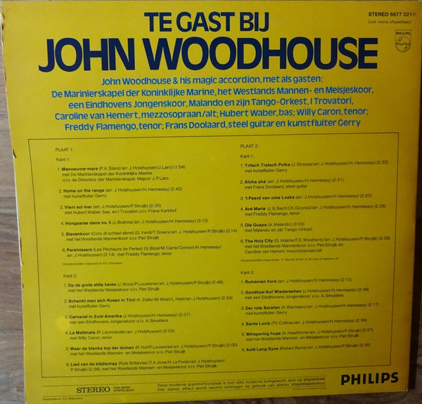 John Woodhouse, De Marinierskapel der Koninklijke Marine, Westlands ...