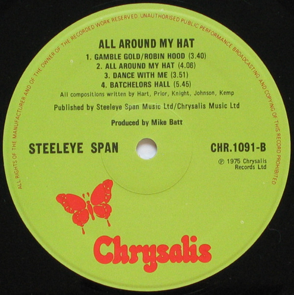 Steeleye Span – All Around My Hat (LP, Album) – akerrecords.nl