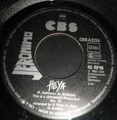 Jeronimo (2) – Heya (7″, Single) – akerrecords.nl