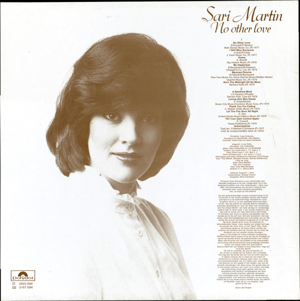 Sari Martin – No Other Love (LP) – akerrecords.nl