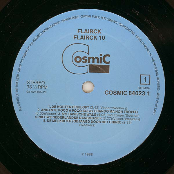 Flairck – 10 (LP, Album) – akerrecords.nl