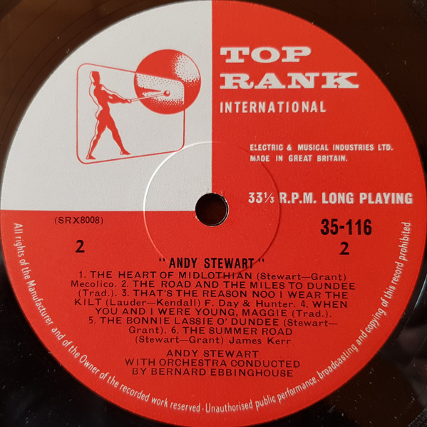 Andy Stewart – Andy Stewart (LP, Mono) – akerrecords.nl