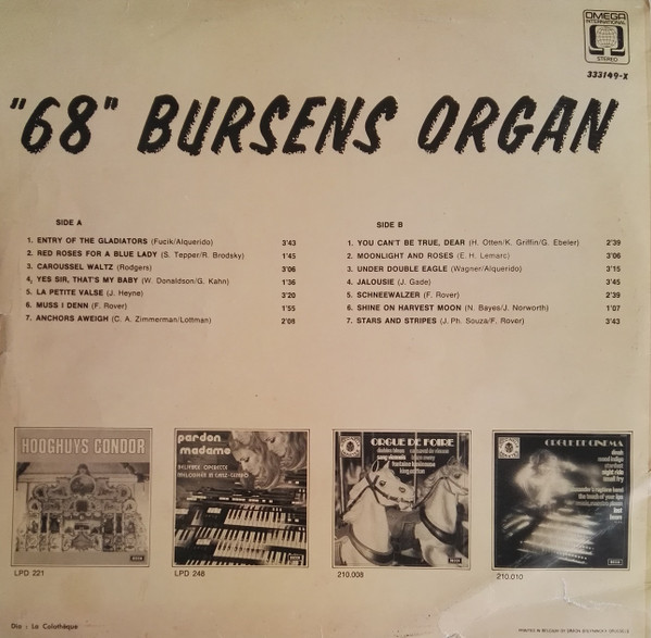 Bursens Street Organ – ”68” Bursen Organ (LP) – akerrecords.nl