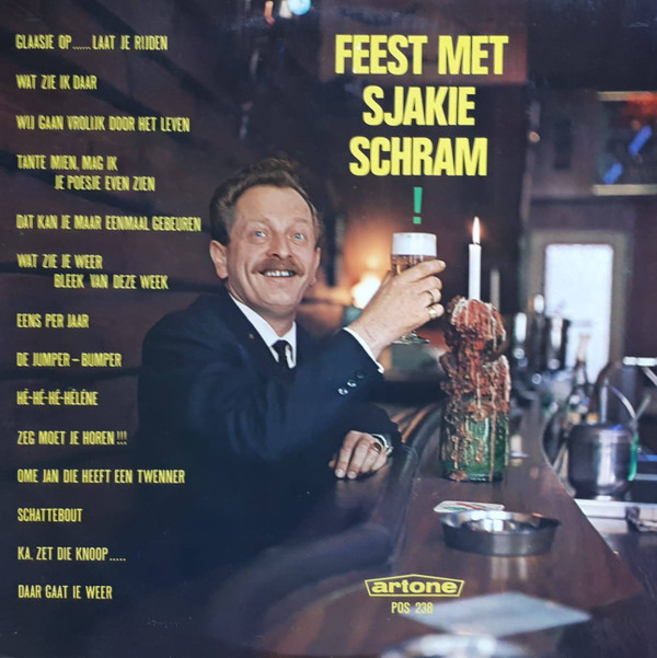 Sjakie Schram – Feest Met Sjakie Schram! (LP, Album) – akerrecords.nl