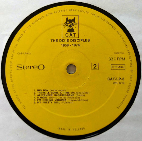 The Dixie Disciples o.l.v. George Alma – 1959-1974 (LP, Album ...