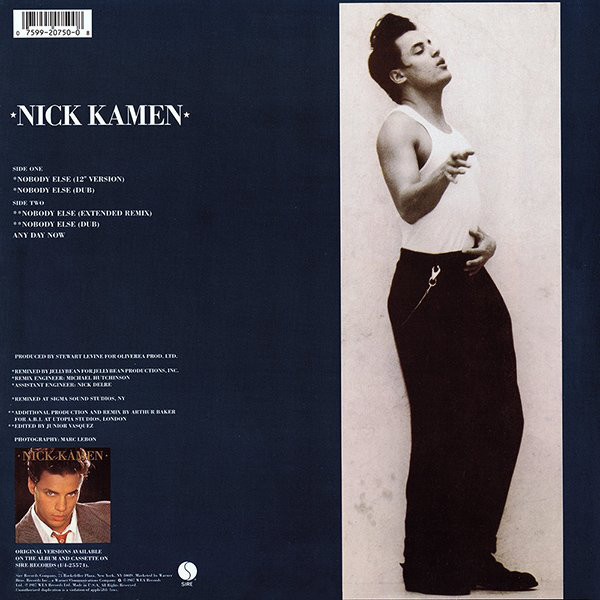 Nick Kamen – Nobody Else (12″, Maxi) – akerrecords.nl