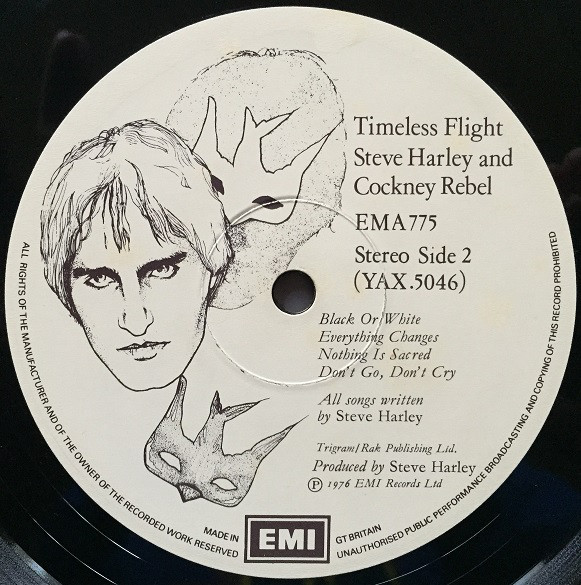 Steve Harley And Cockney Rebel* – Timeless Flight (LP, Album, Gat ...