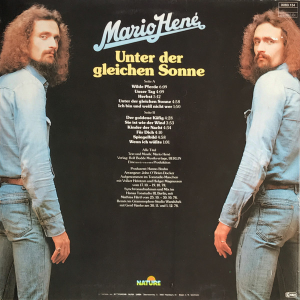 Mario Hené – Unter Der Gleichen Sonne (LP, Album) – akerrecords.nl